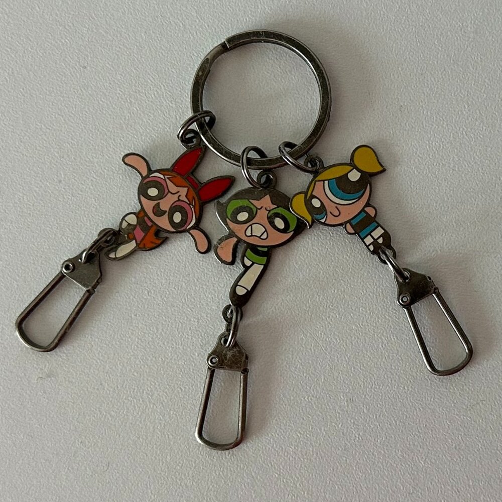 Vintage Powerpuff Girls Key Chain - Gem
